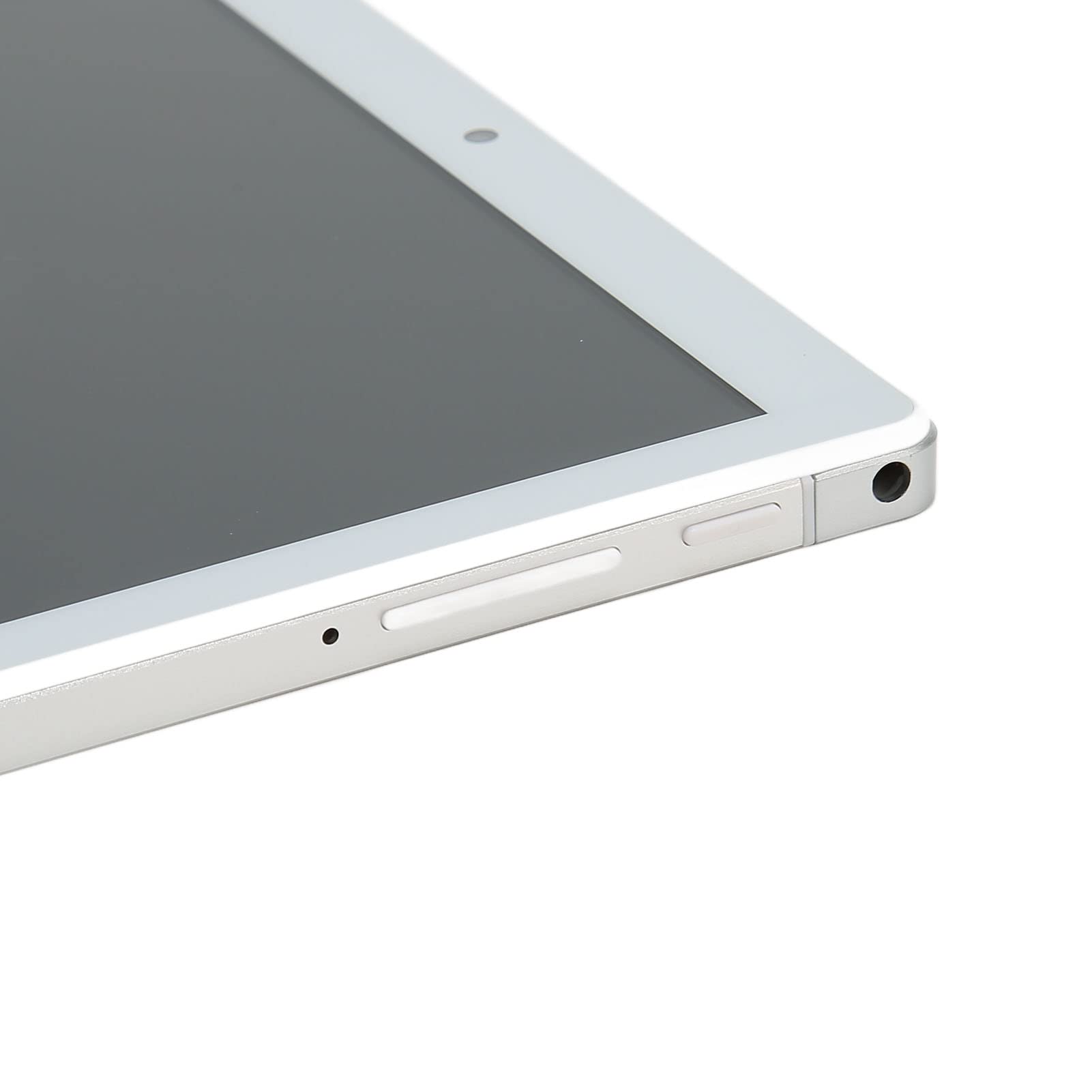 Airshi Call Tablet, 5MP 8MP Dual Camera 2.4 5GWiFi 10.1 Inch Tablet 6G 128G 100‑240V Gaming Silver (US Plug)