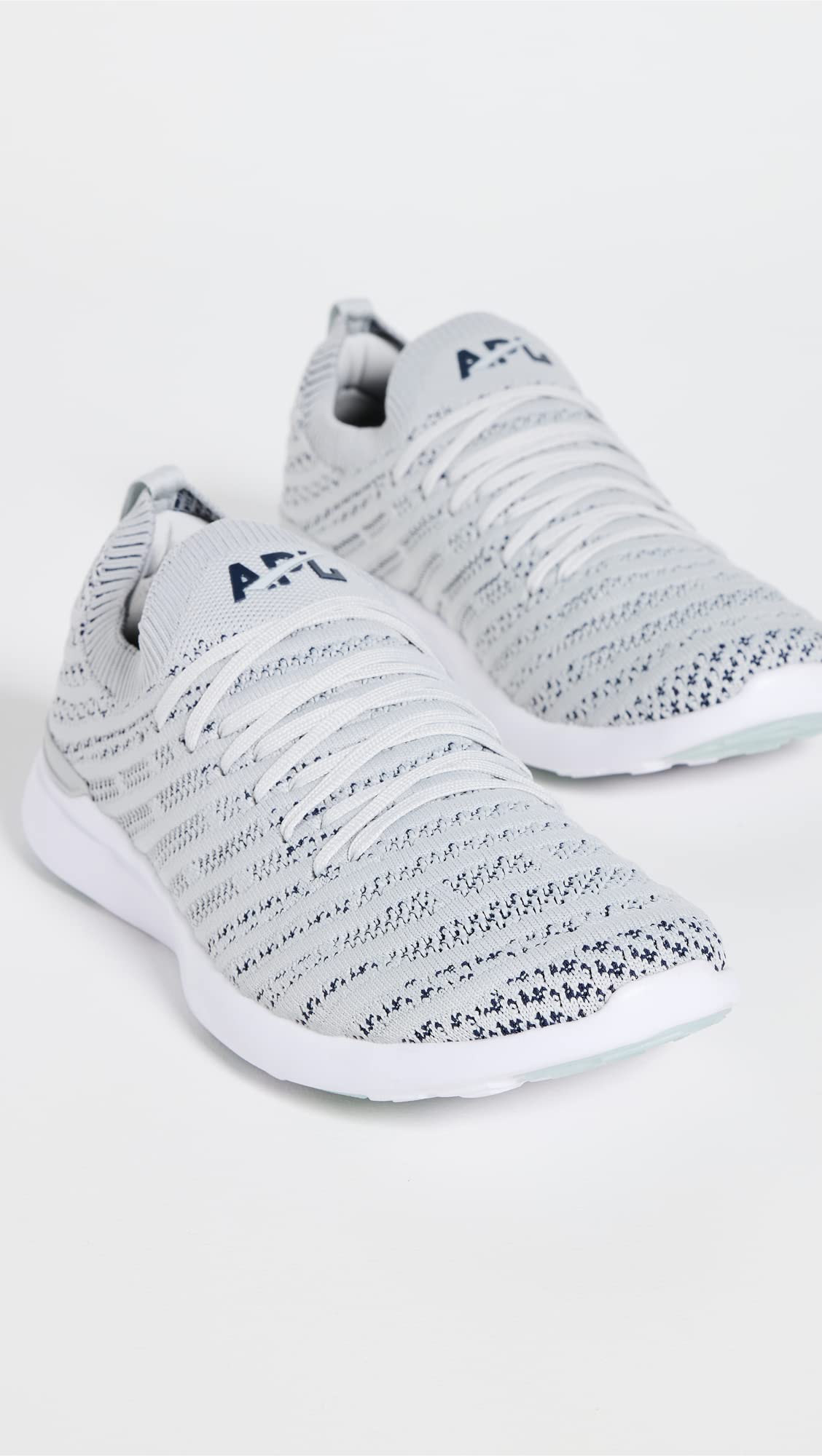 APL: Athletic Propulsion Labs Men's Techloom Wave Sneakers, Steel Grey/Navy/White, 11.5 Medium US