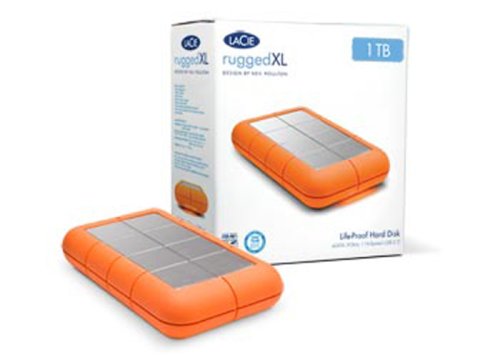 Lacie Rugged XL 1 TB USB 2.0 Desktop External Hard Drive 301848U