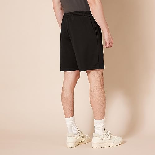 Amazon Essentials Men's Performance Tech Loose-Fit Shorts (Available in Big & Tall), Pack of 2, Black, Medium
