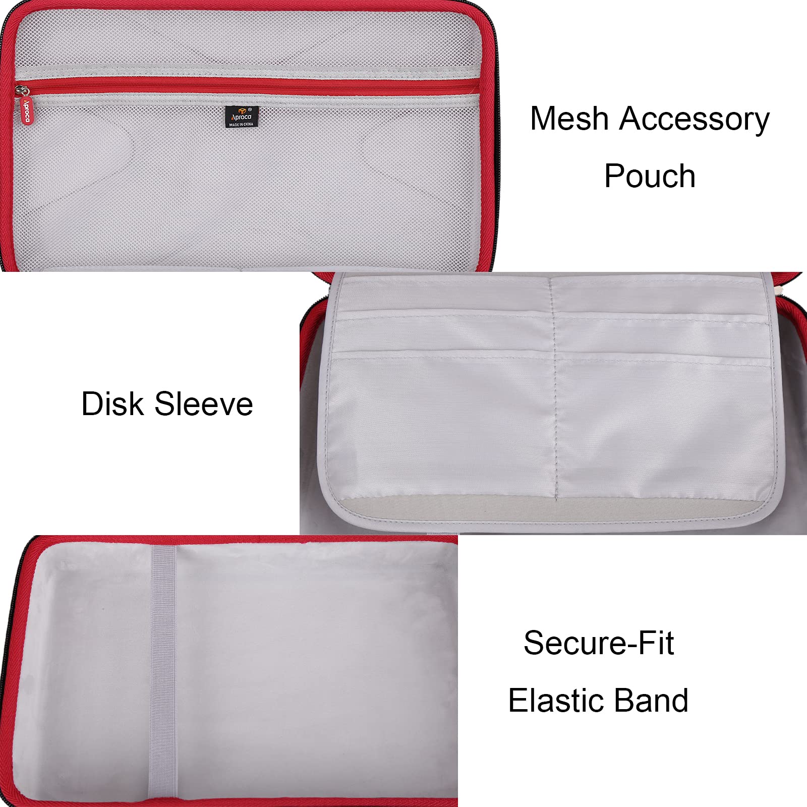 Aproca Hard Travel Storage Case, for AKAI Professional MPK Mini MK3 / Mini Play USB MIDI Keyboard Controller