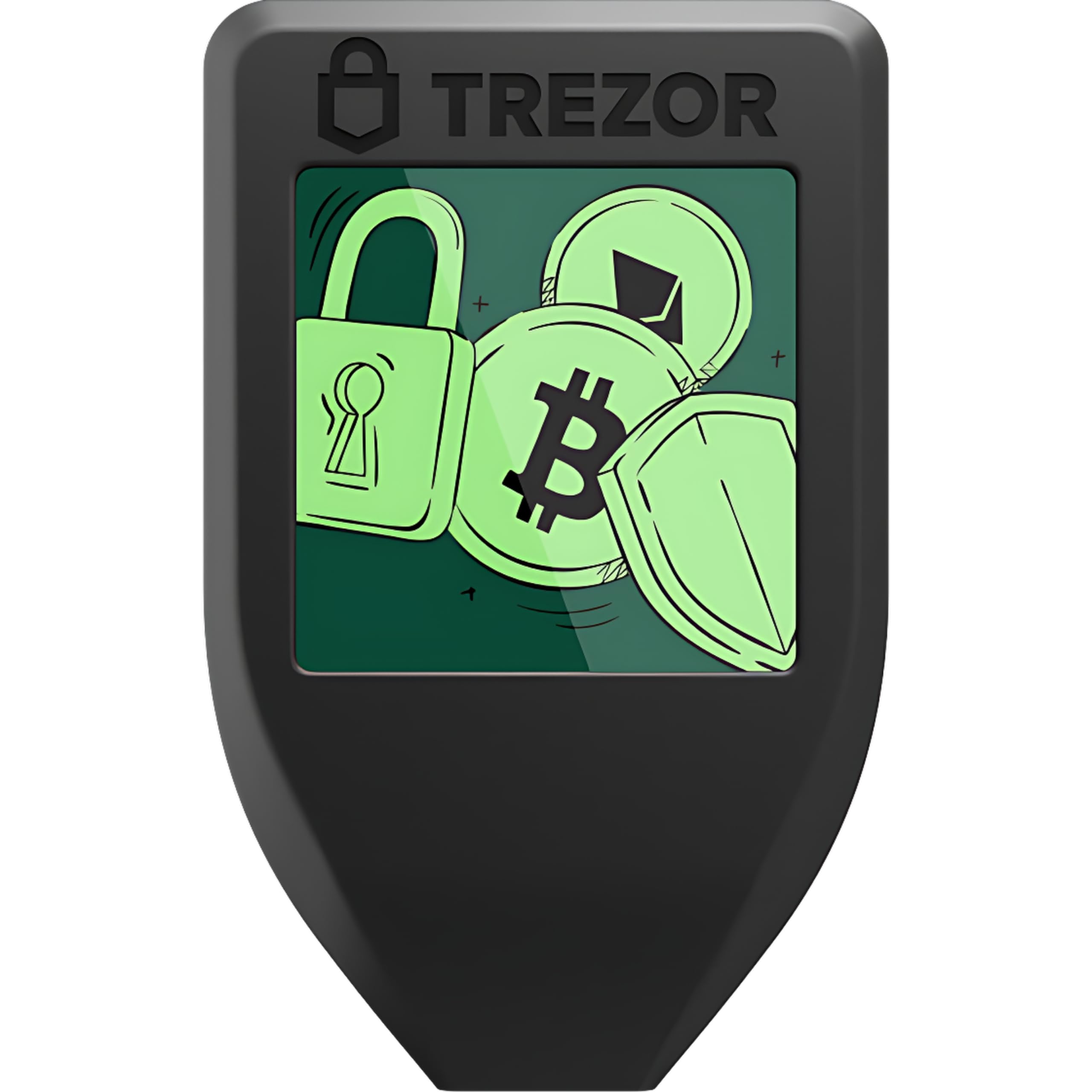 Trezor Model T - Crypto Hardware Wallet with LCD Touchscreen, Protecting Bitcoin & 1000's of Coins with Maximum Security