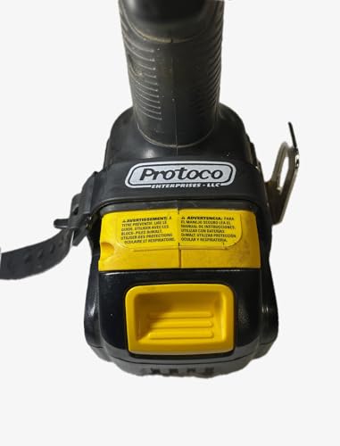 Protoco Cordless Power Tool Buckle Battery Strap for Securing Batteries in Place with a 12.5 inch Adjustable, Durable, and Easy To Use Buckle Strap Accessory