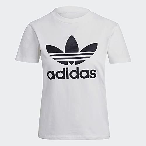 adidas Originals,womens,Trefoil Tee,White,Small