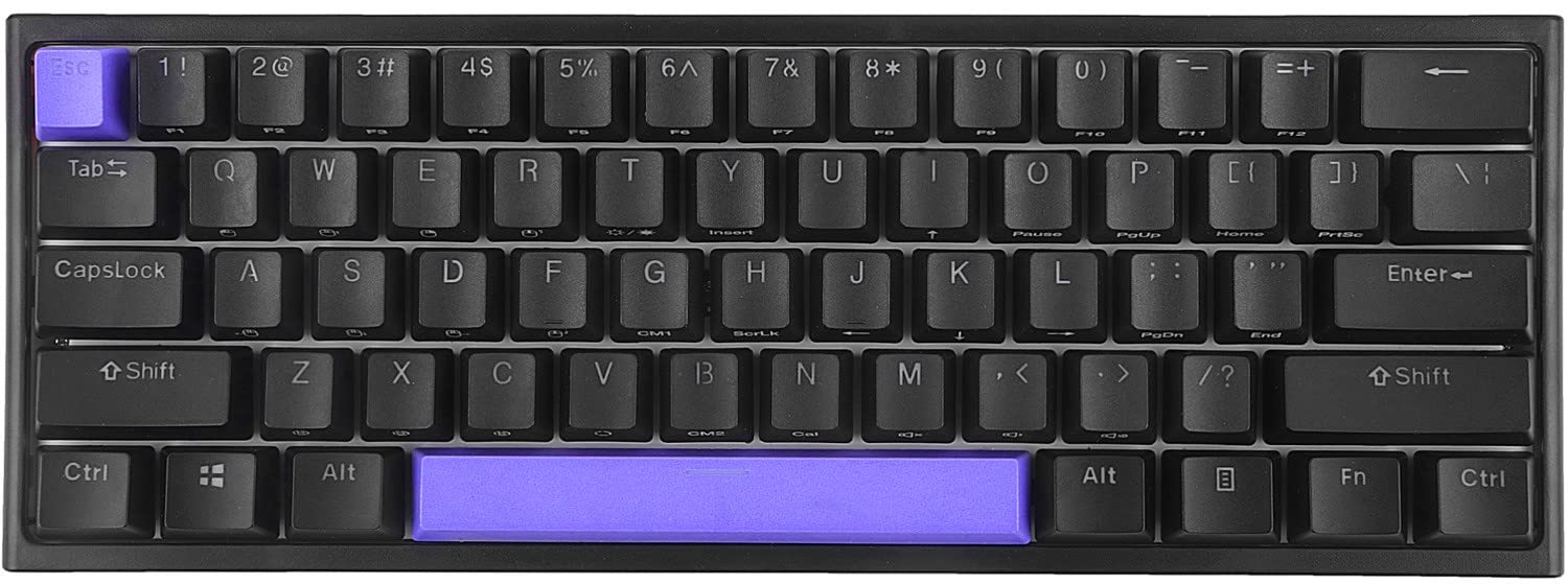 AkkoXDucky BOYI 60% Mechanical Gaming Keyboard,BOYI 61 Mini RGB Cherry MX Switch PBT Keycap 60% RGB Mechanical Gaming Keyboard (Black Color, Cherry MX Red Switch)