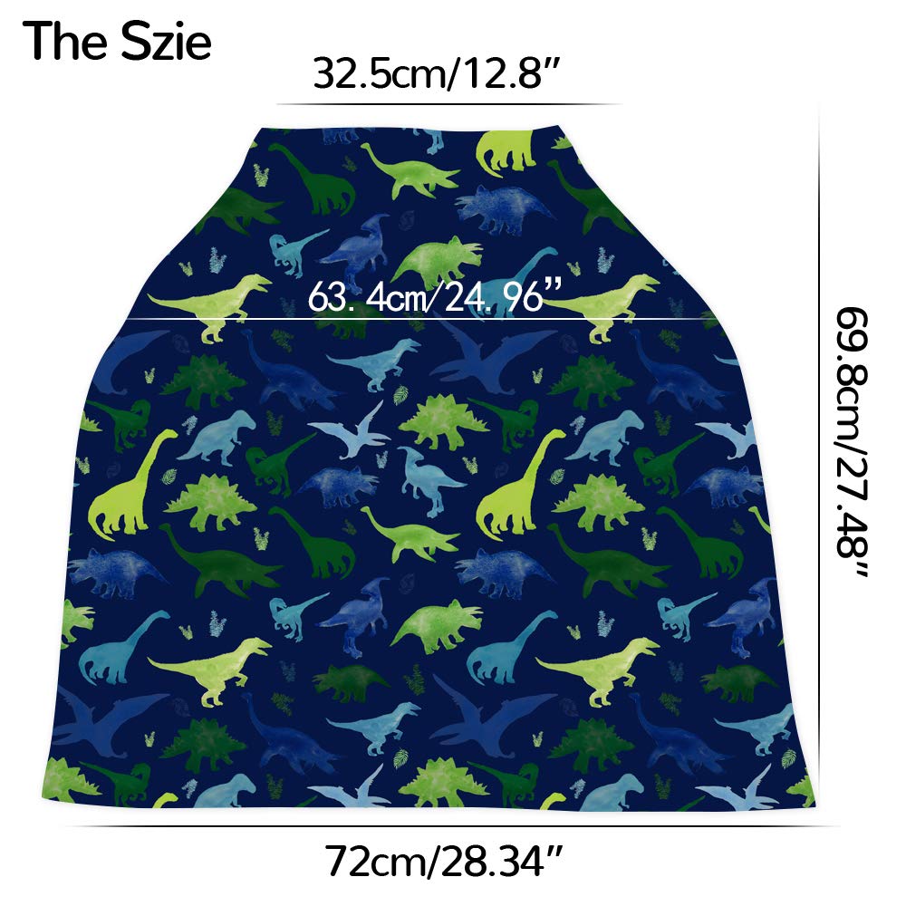Baby Car Seat Cover, Multi- use Nursing Cover for Breastfeeding and Baby Stroller Bunting Bag