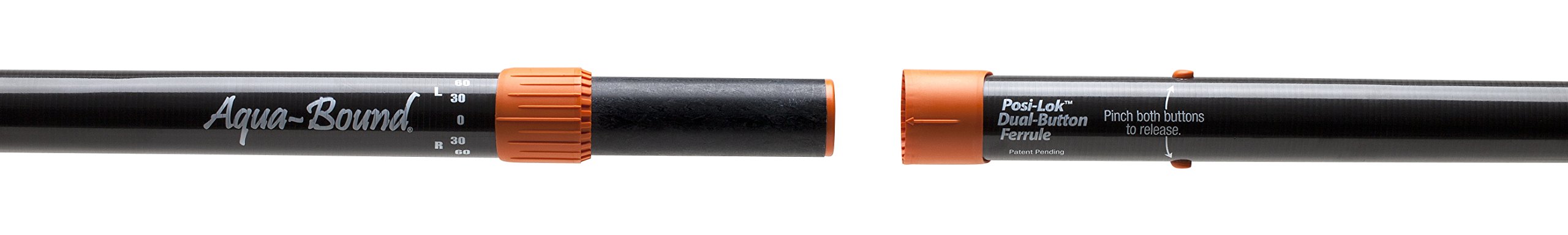 AQUA BOUND Aquabound Mantaray Carbon Black CR Blade/Posi-Lok Carbon Shaft 4pc, 220 cm (Discontinued)
