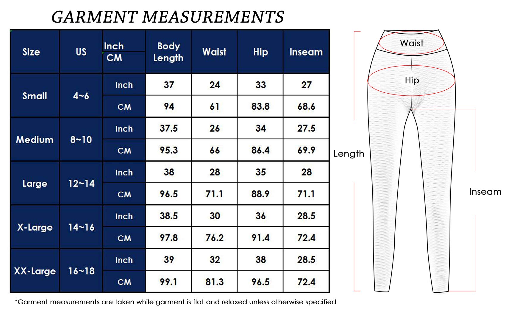 Anna-Kaci Women's High Waist Yoga Pants Tummy Control Booty Leggings Butt Lift Tights, Navy Blue, X-Large