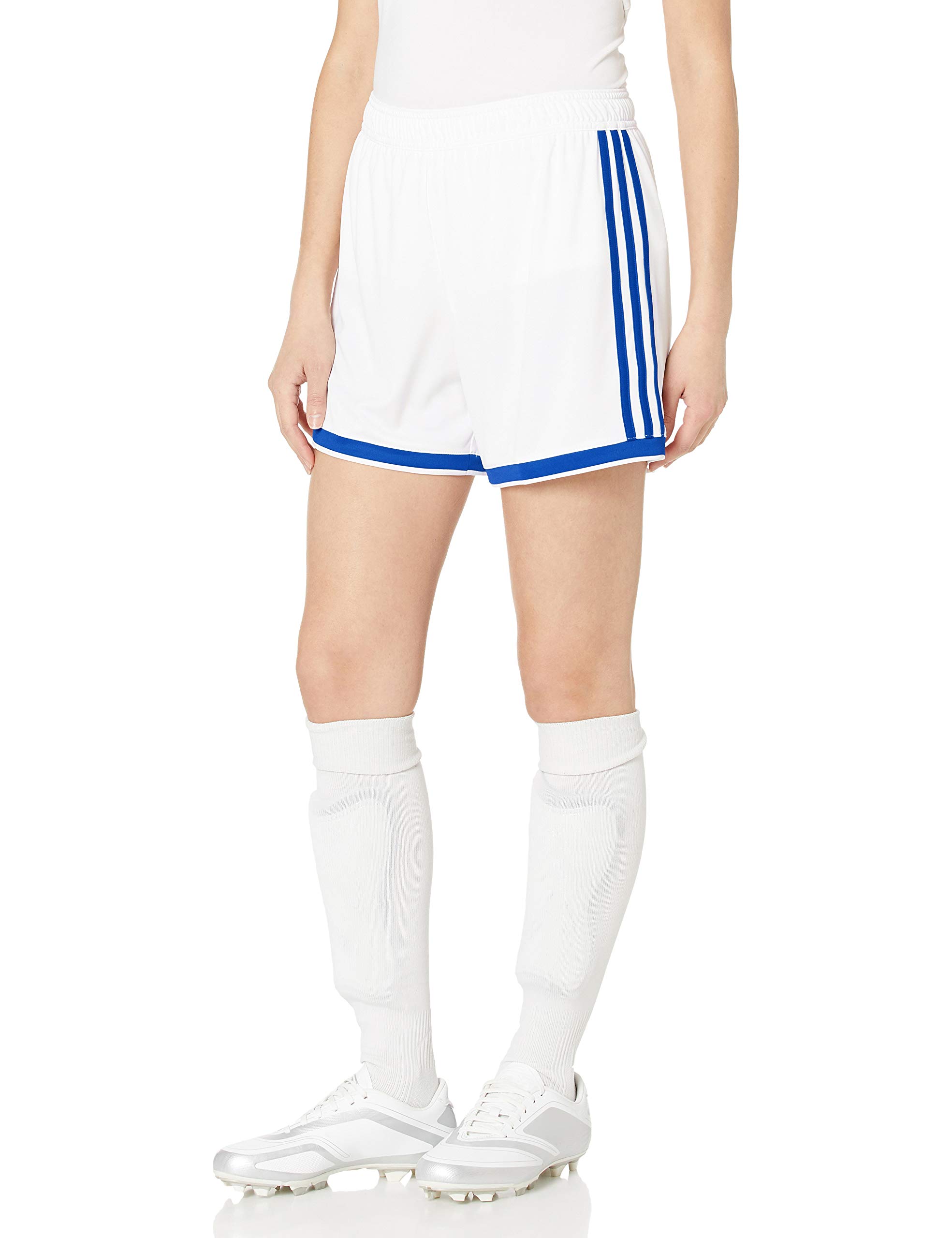 adidas Women's Regista 18 Short White/Bold Blue Medium