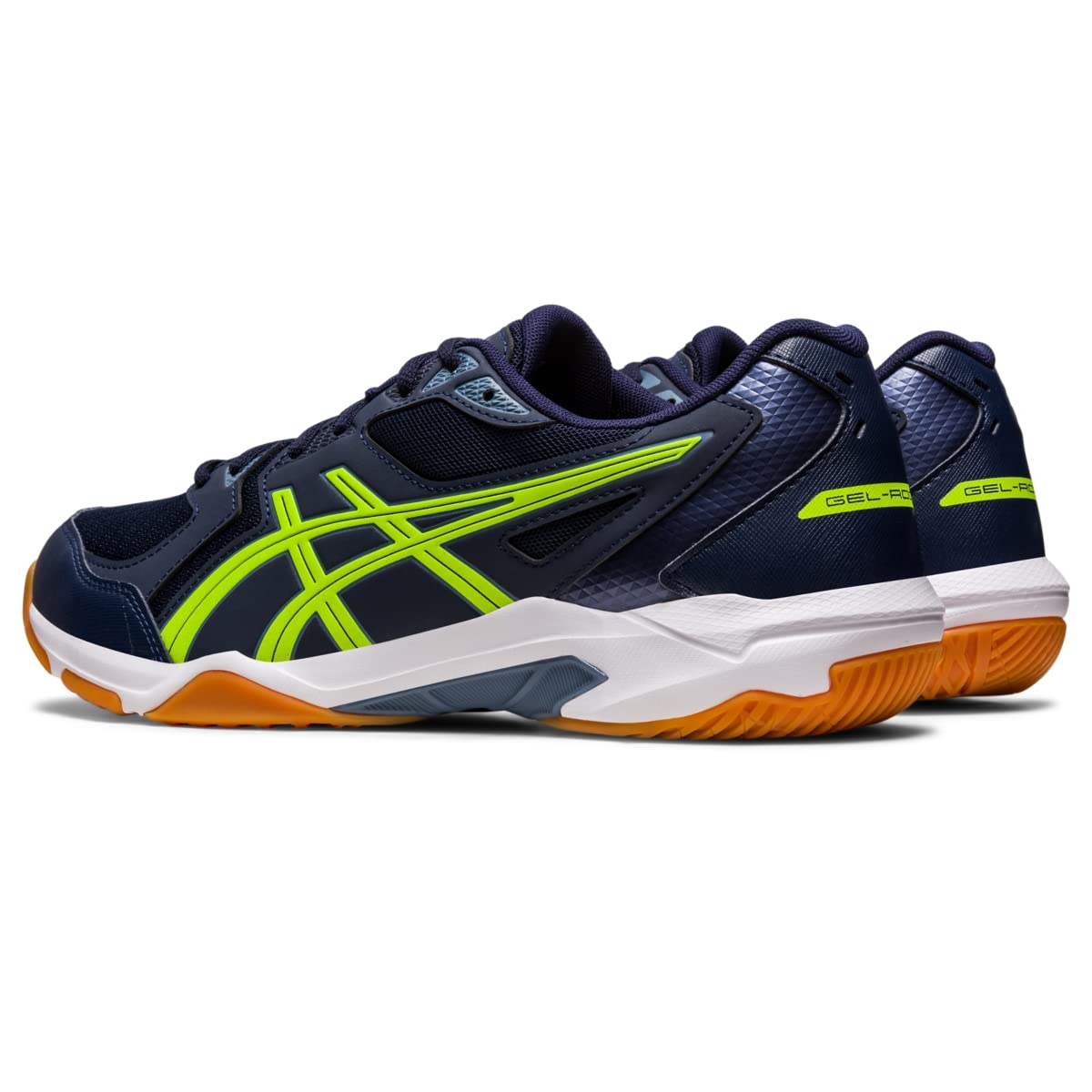 ASICS Men's GEL-ROCKET 10 Volleyball Shoes, 10.5, BLACK/SHOCKING ORANGE