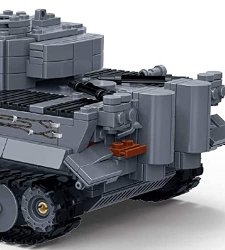 General Jim's Military Brick Building Set - WW2 German Army King Tiger Tank Building Blocks Model Set for Military, World War 2, Military and Brick Building Enthusiasts Including Teens and Adults