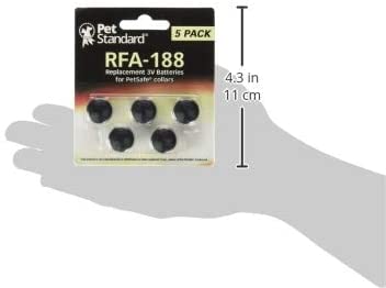 PetSafe Compatible RFA-188 Replacement Batteries (5-Pack)