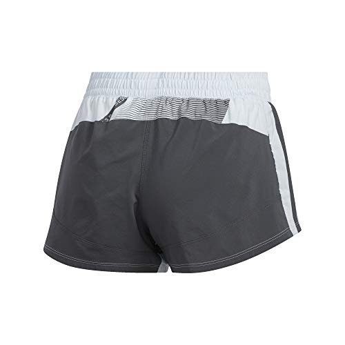 adidas Women's International Print Woven Short Sky Tint Large