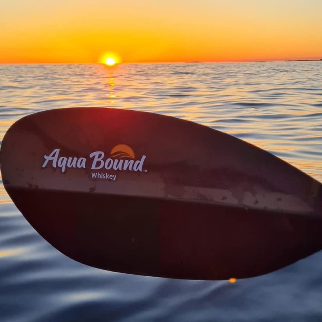 AQUA BOUND Whiskey Carbon Bent Shaft 2-Piece Kayak Paddle