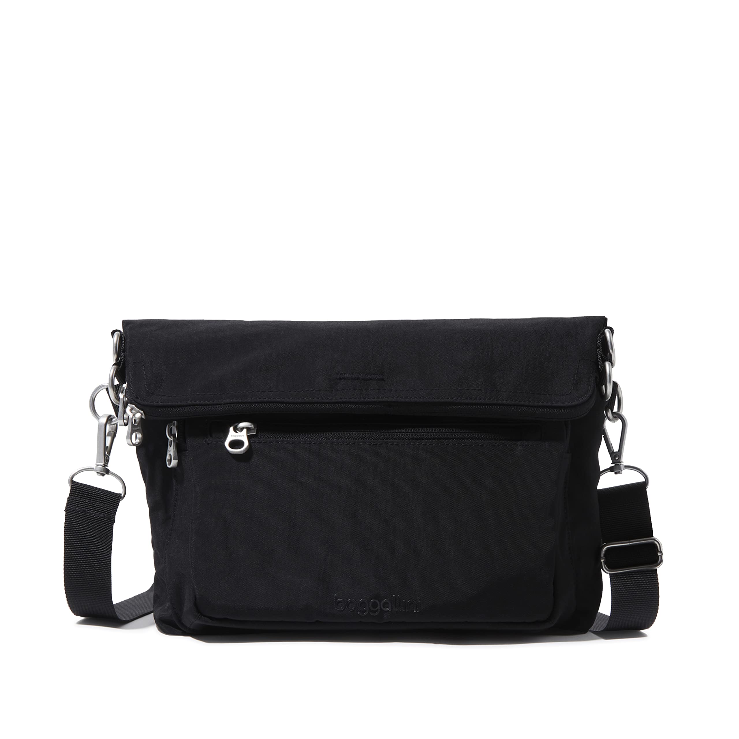 Baggallini Womens Urban Explorer Multi Crossbody, Black, One Size US