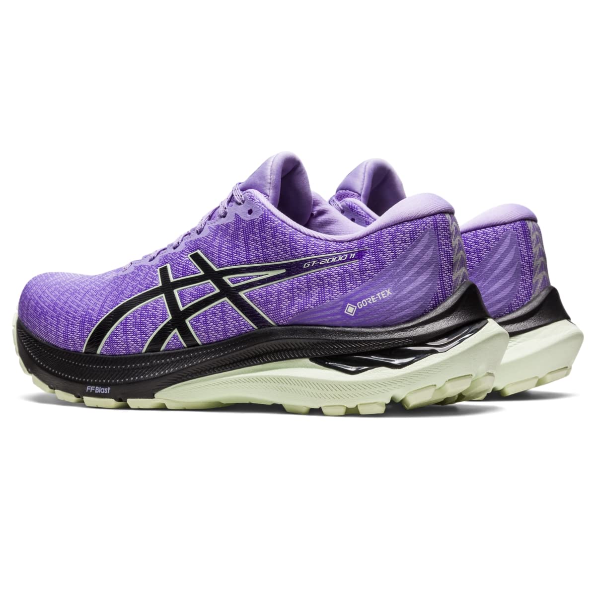 ASICS Women's GT-2000 11 GTX Running Shoes, 5.5, DIGITAL VIOLET/BLACK