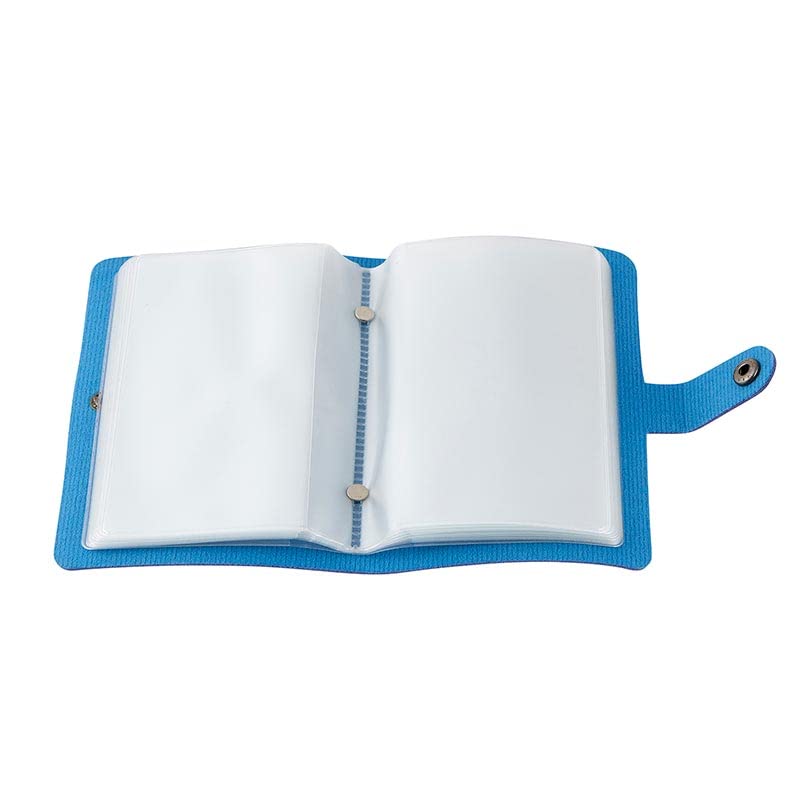 Amazing Saints Holy Card Holder Blue Carrying Case up to 40 Cards (J5005)