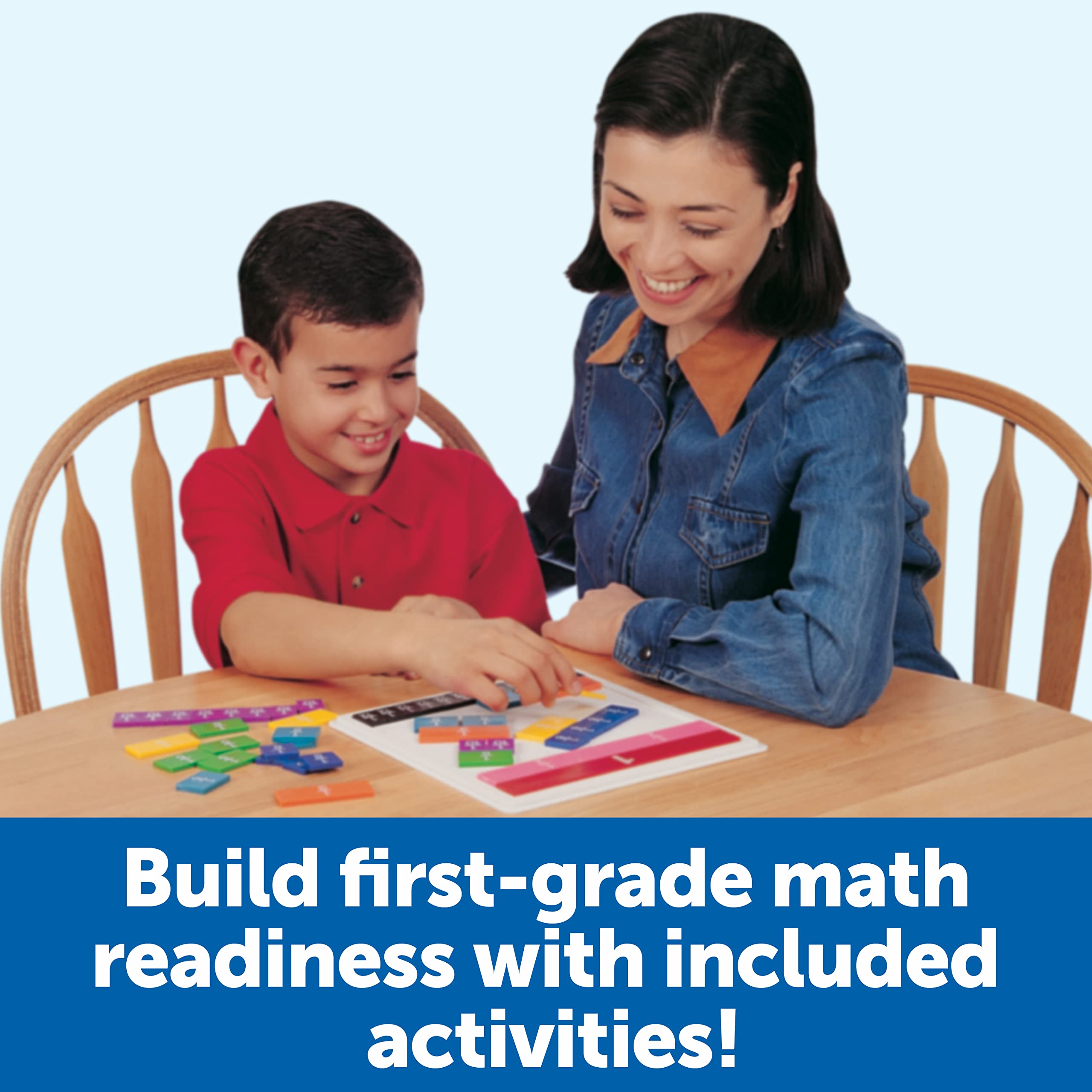 Learning Resources Rainbow Fraction Tiles - 54 Pieces, Ages 6+ Early Math Skills, Visual Aid, Math for Kids, Teacher Supplies