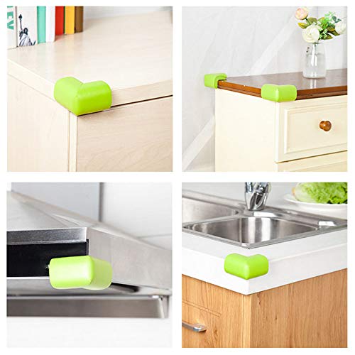 Acici Corner Guards | Corner Protectors for Baby Safety | Furniture Table Safety Bumper | with Double-Sided Tape(10 Pack) YA03 Beige