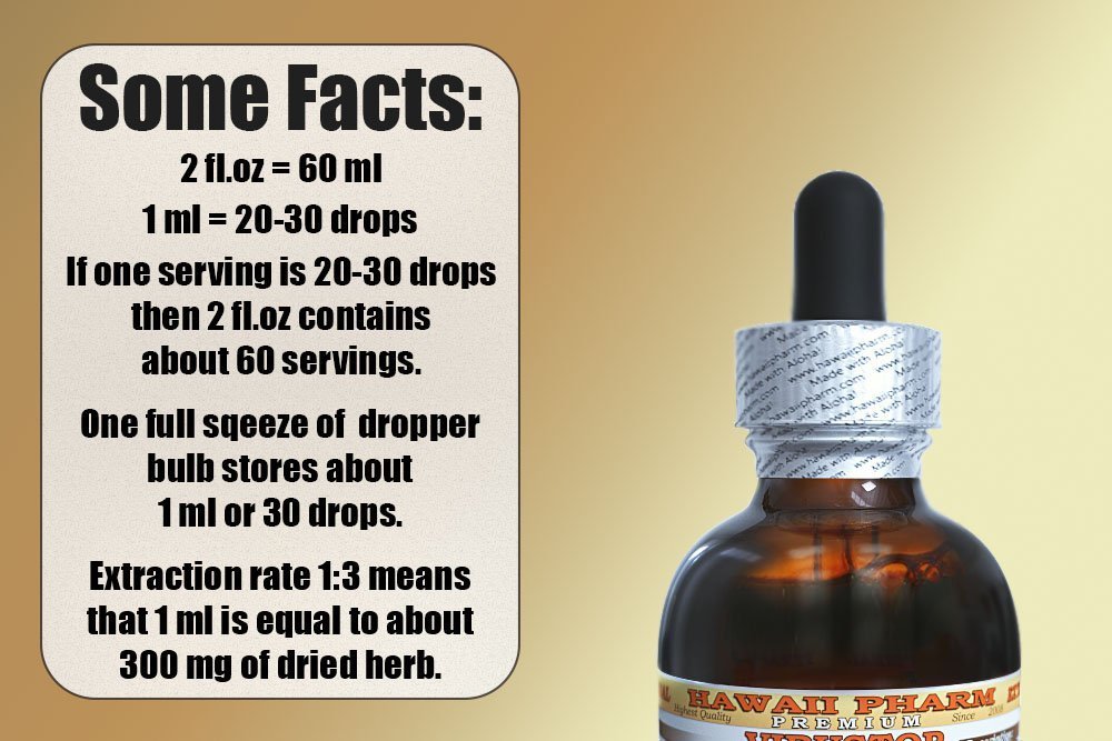 Cat's Claw Alcohol-Free Liquid Extract, Cat's Claw (Uncaria Tomentosa) Dried Inner Bark Glycerite Hawaii Pharm Natural Herbal Supplement 4 oz