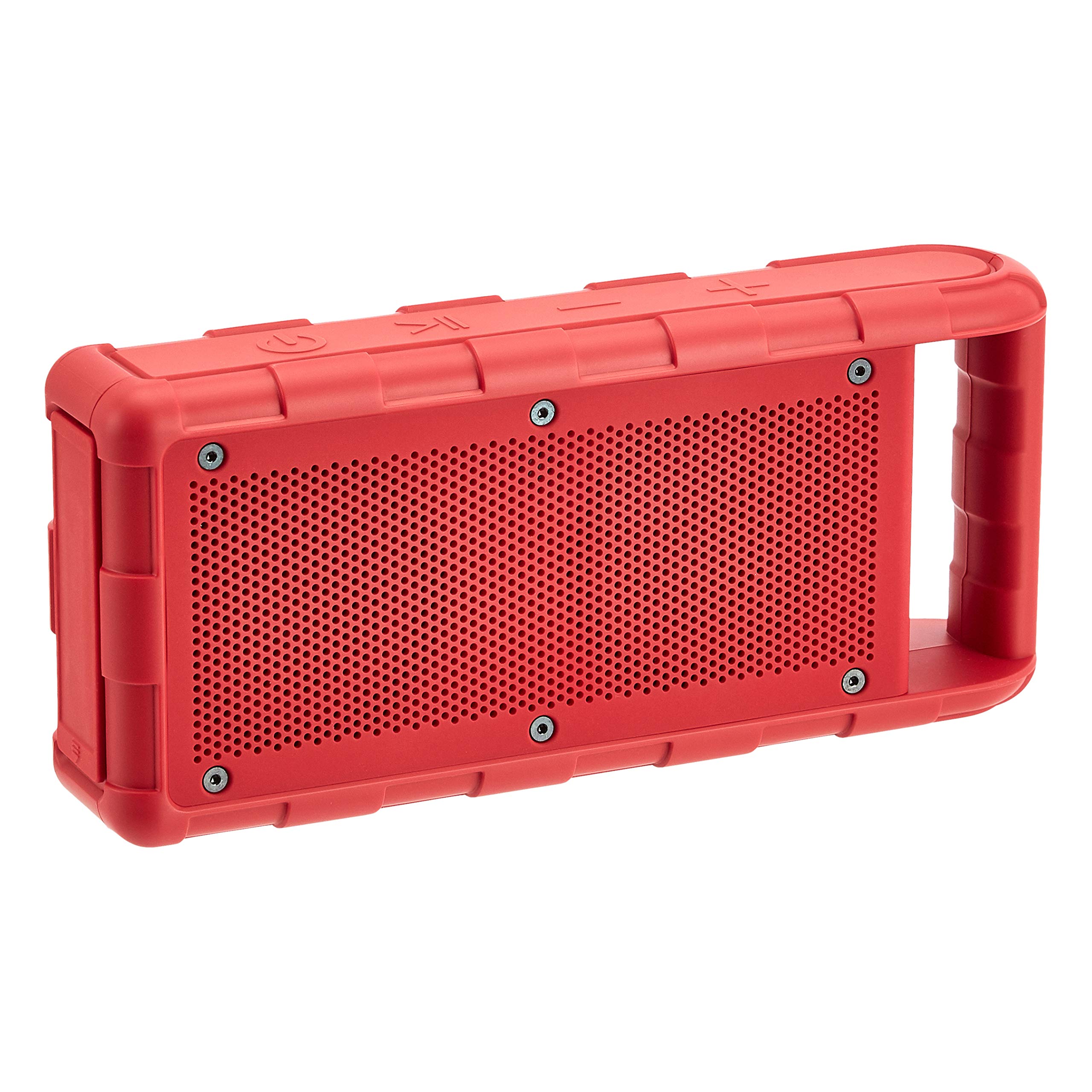 Amazon Basics Portable Outdoor IPX5 Waterproof Bluetooth Speaker - Red, 15W