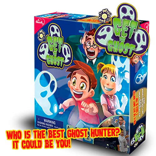 GET The Ghost Game, Become a Ghost Hunter, Capture The Ghosts with The Magic Flashlight, Memory Game, Ages 4+, Family Games, Fun Games, Toys for Girls, Toys for Boys, Party Games