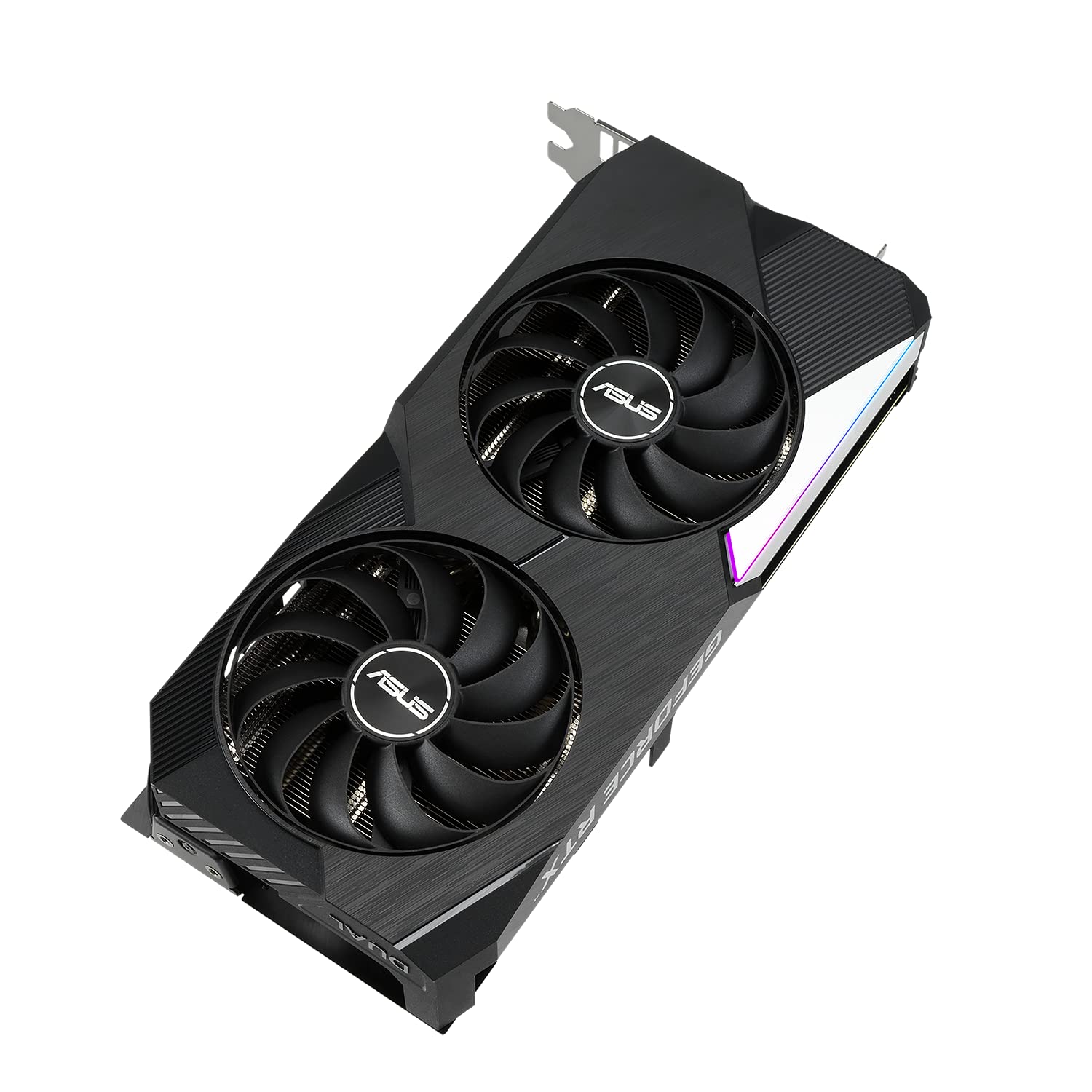 ASUS Dual NVIDIA GeForce RTX 3060 Ti V2 OC Edition Gaming Graphics Card (PCIe 4.0, 8GB GDDR6 Memory, LHR, HDMI 2.1, DisplayPort 1.4a, Axial-tech Fan Design, Dual BIOS, Protective Backplate)