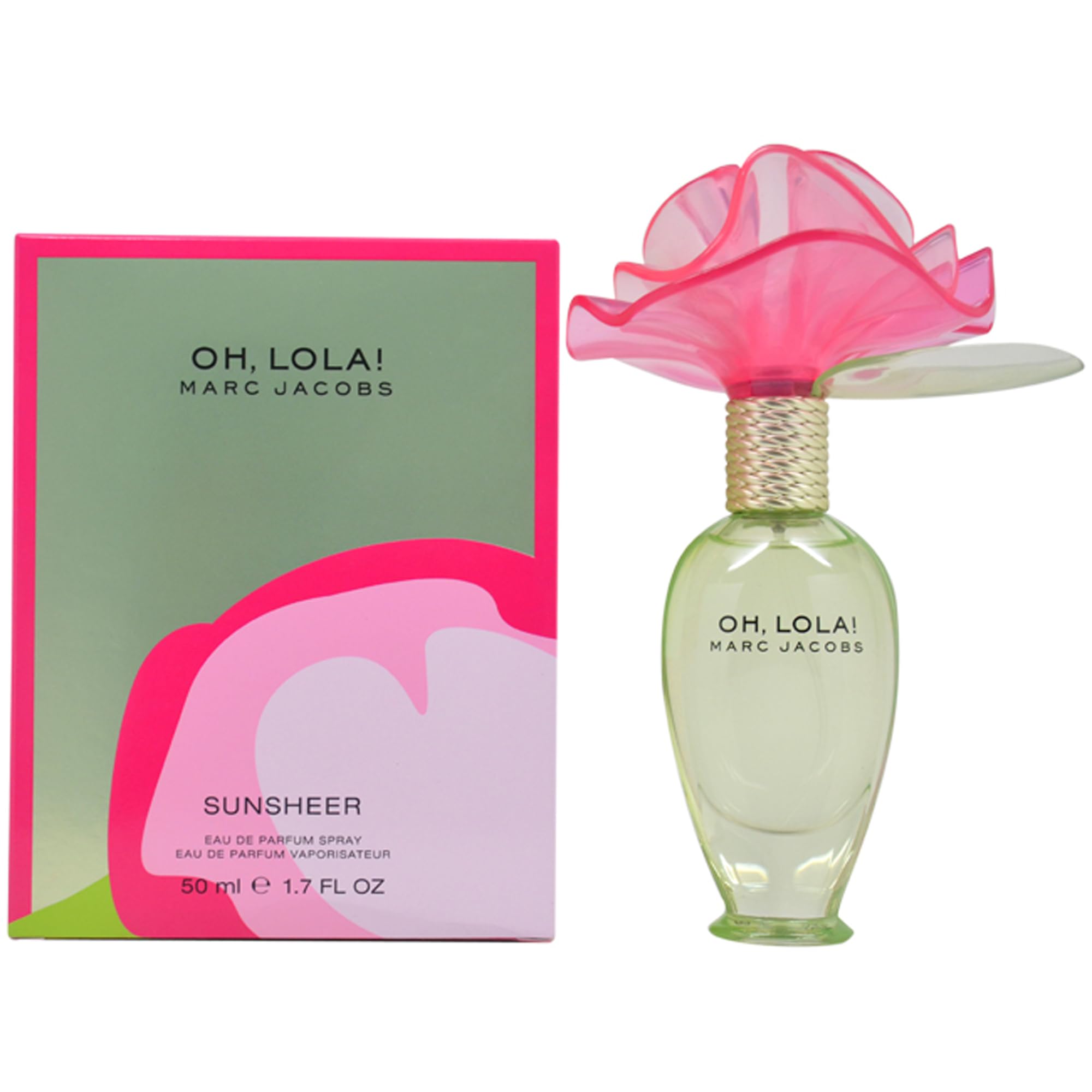Marc Jacobs Eau de Parfum Spray for Women, Oh Lola Sunsheer, 1.7 Ounce