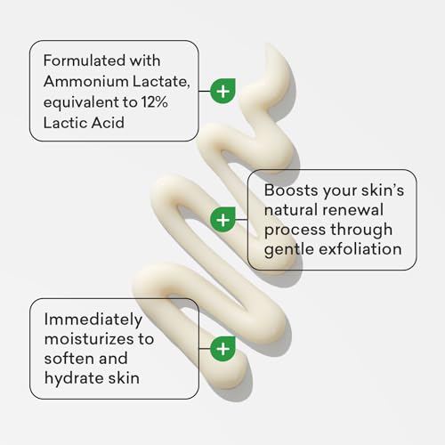 AmLactin Daily Moisturizing Lotion for Dry Skin – 7.9 oz Pump Bottle – 2-in-1 Exfoliator - Body Lotion with 12% Lactic Acid, Dermatologist-Recommended (Packaging May Vary)