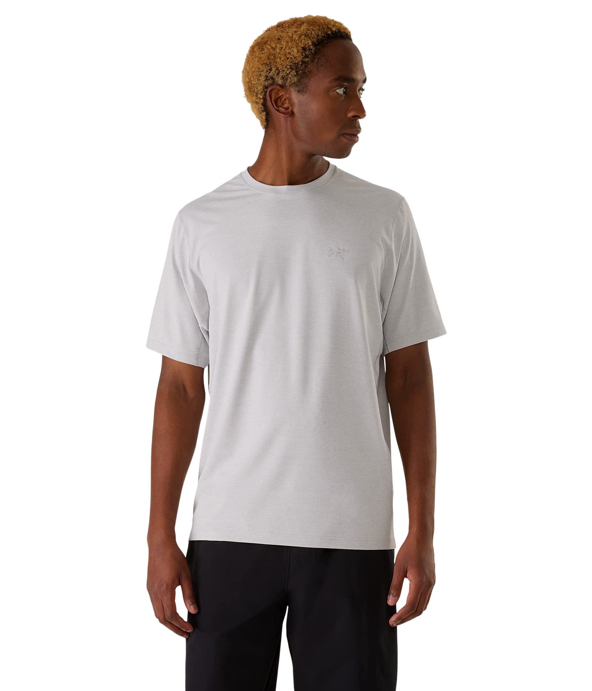 Arc'teryx Cormac Crew SS Men's | Performance Tee for High Output in Hot Weather | Black Sapphire, Large