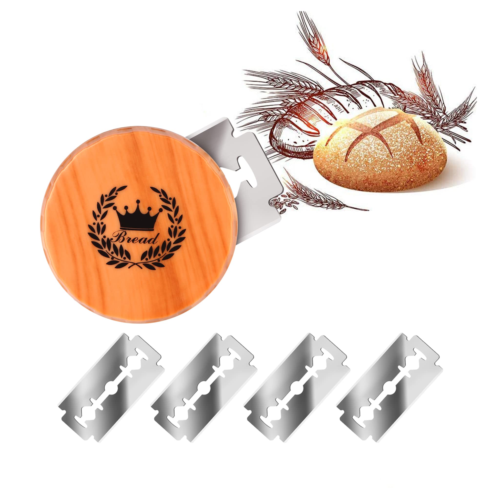 Baker Bread Lame,Advanced Bread Dough Scoring Tool with 5 Blades-Easy to Use and Storage