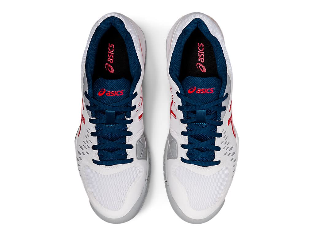 ASICS Men's Gel-Challenger 12 Tennis Shoes, 10.5, White/Classic RED