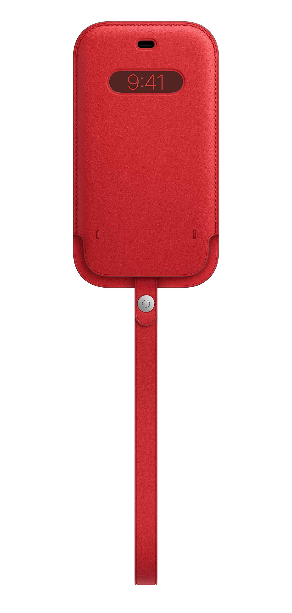 Apple iPhone 12 and 12 Pro Leather Sleeve with MagSafe - (PRODUCT) RED