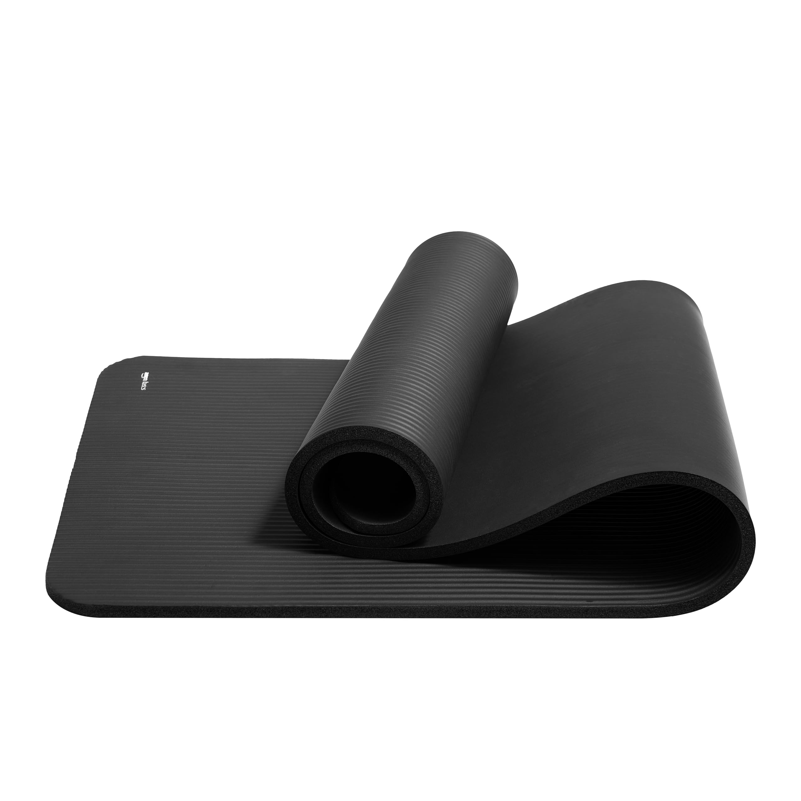 Amazon Basics Extra Thick Exercise Yoga Gym Floor Mat with Carrying Strap, 74 x 24 x .5 Inches, Purple
