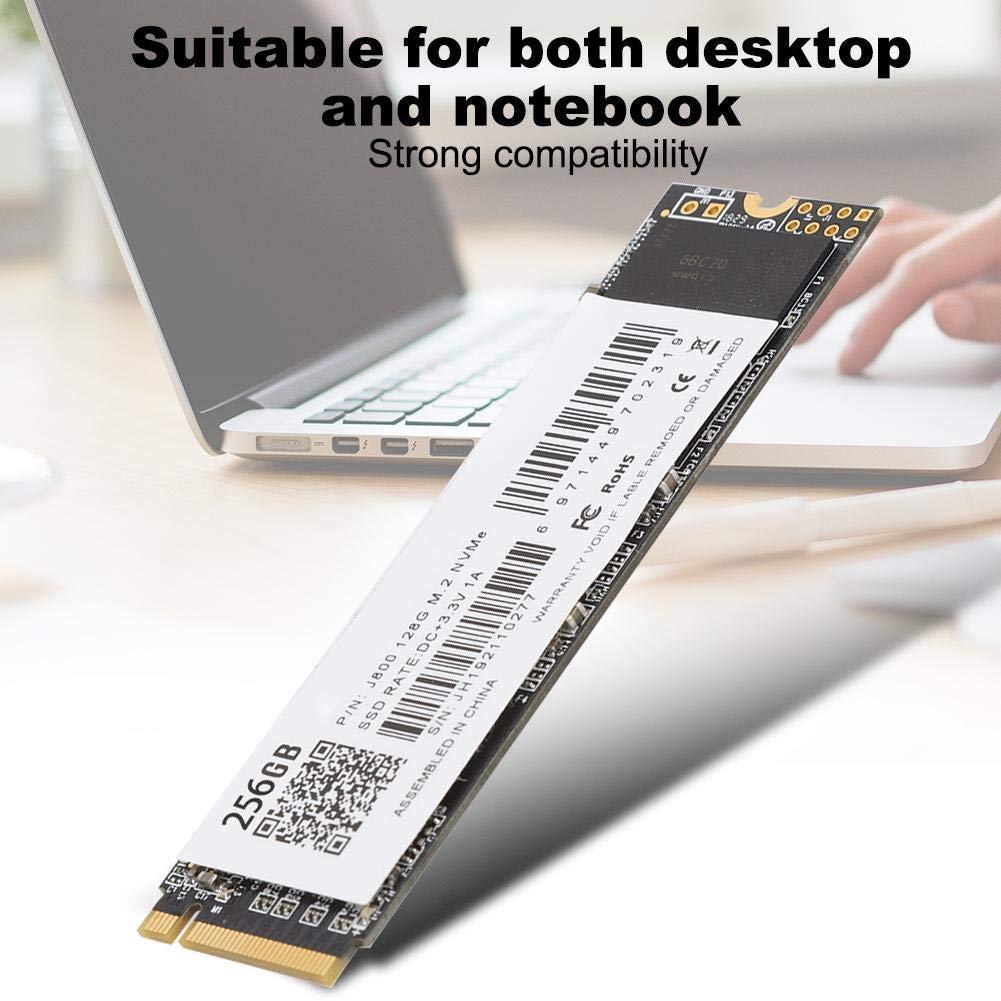 ASHATA SSD Solid State Drive, Solid State Drive with Powerful Compatibility for Notebook Desktop Universal Use, for JURU NVME SSD Solid State(128GB)
