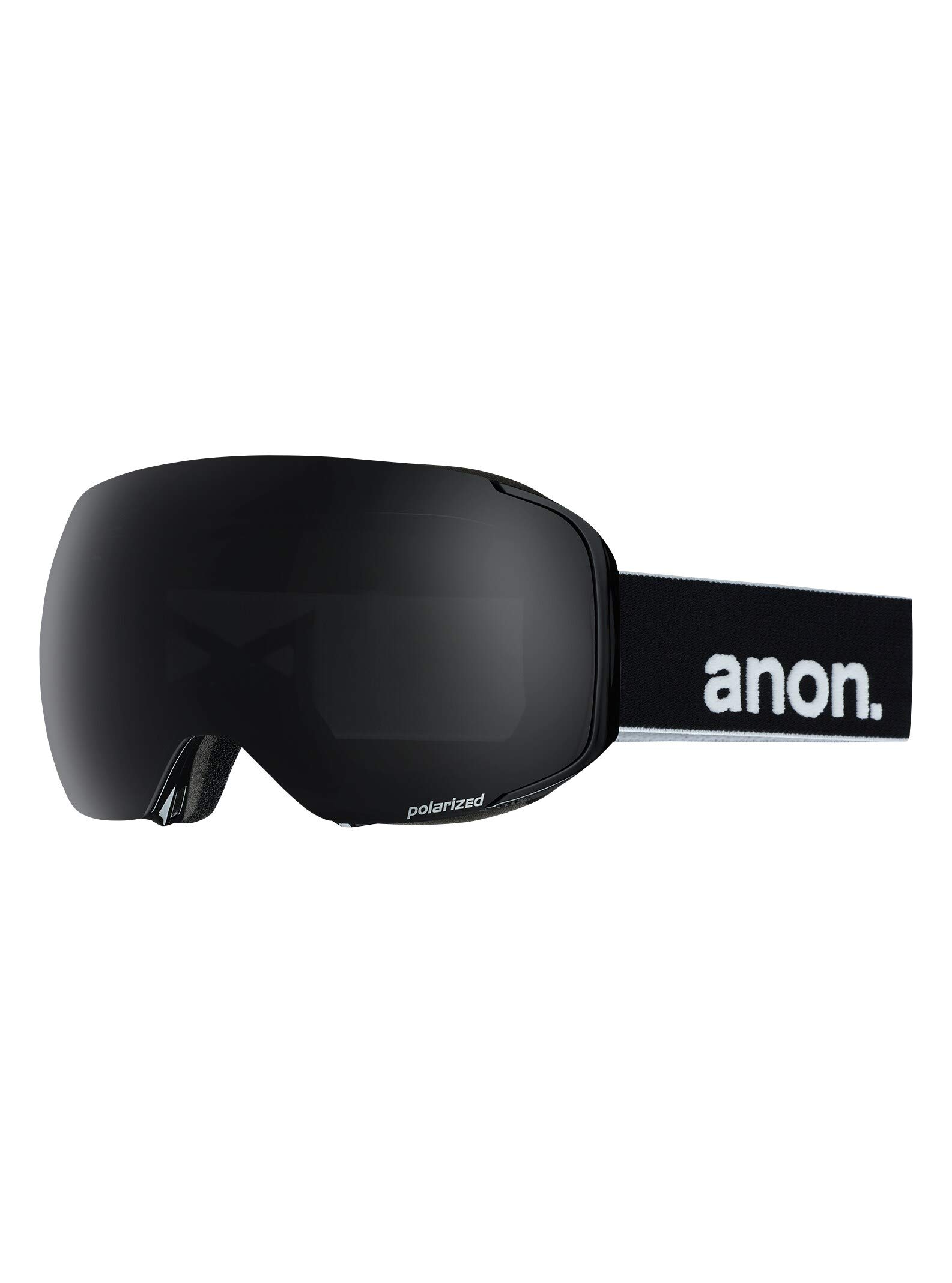 Anon Men's M2 Goggle, Black Frame Polar Smoke Lens; Spare Lens: Blue Lagoon