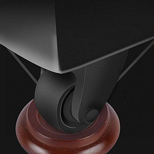 FameFame 3 Pack Hardwood Piano Caster Cups Floor Protector Solid Caster for Grand Piano, Non-Slip & Anti-Noise Foot Pad, (Brown) 1