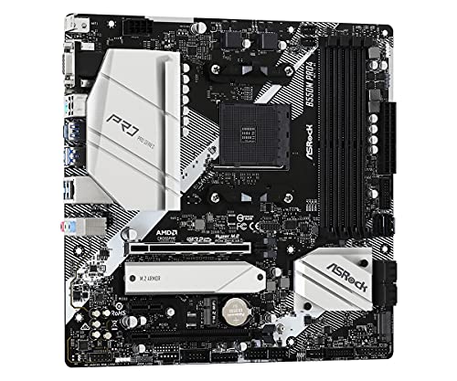 ASRock B550M PRO4 Supports 3rd Gen AMD AM4 Ryzen™ / Future AMD Ryzen™ Processors Motherboard