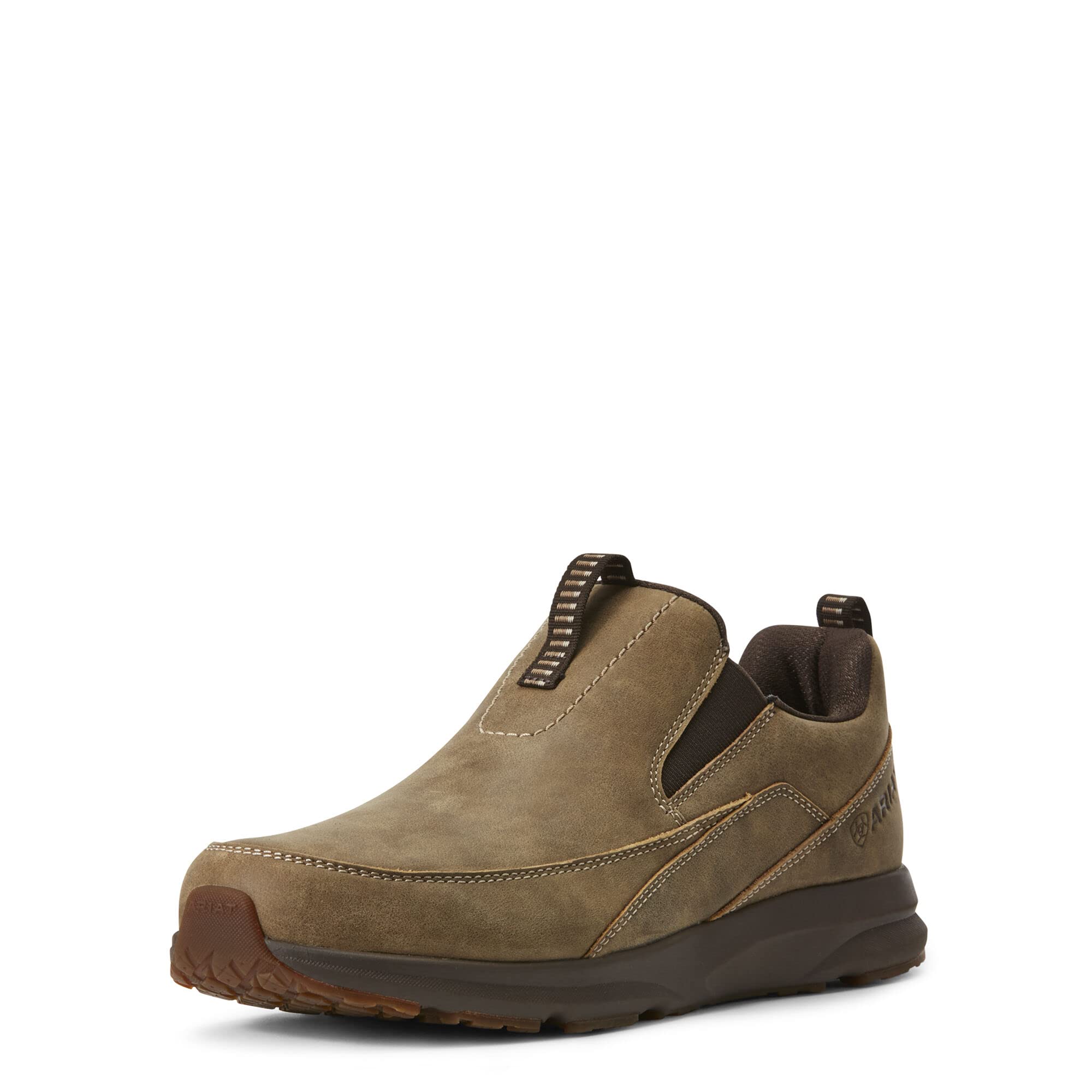 Ariat Men's Spitfire Slip On Western Boot, Brown Bomber, 14EE
