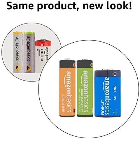 Amazon Basics 4-Pack Rechargeable AAA NiMH High-Capacity Batteries, 850 mAh, Pre-Charged