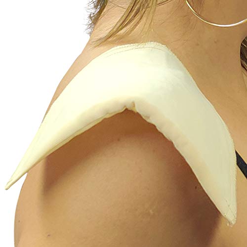 Ann West Hook and Loop Set In Sleeve Shoulder Pads Style SP5003 - Nude