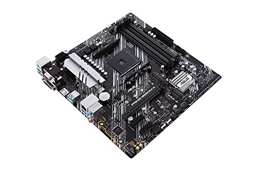 ASUS Prime B550M-A/CSM AMD AM4 (3rd Gen Ryzen™) microATX Commercial Motherboard (PCIe 4.0, ECC Memory, 1Gb LAN, HDMI 2.1/D-Sub, 4K@60HZ, TPM, ASUS Control Center Express)