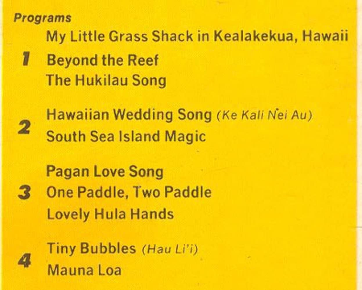 LEO ADDEO & ORCHESTRA: The Magic of Hawaii 8 Track Tape