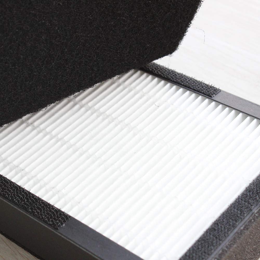 Aliddle Replacement True HEPA filter B for FLT4825 fit Model AC4825, AC4300, AC4800, AC4850PT, AC4900CA, CDAP4500, 2 HEPA Filter + 4 Carbon Pre-Filters