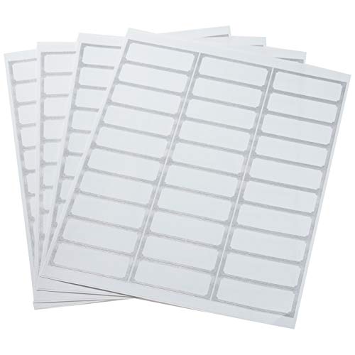 Amazon Basics Address Labels with Silver Border for Inkjet Printers, 1" x 2-5/8", 300-Pack