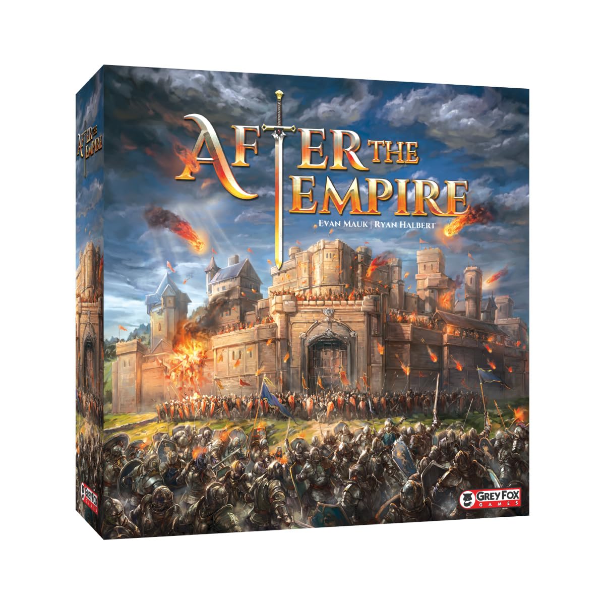 Grey Fox Games After The Empire Board Game, 60-90 mintues, 2-4 Players, Defend Your Kingdom and Rule The Land