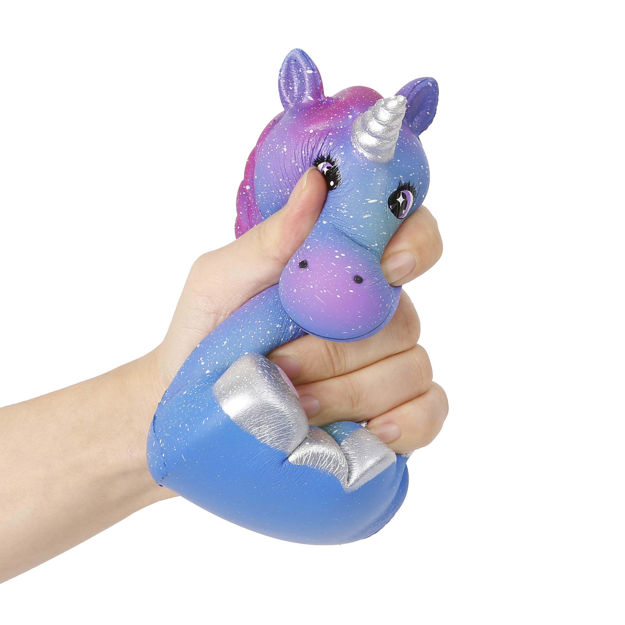 Anboor Squishies Unicorn Galaxy 5.9 inch Kawaii Scented Soft Slow Rising Squeeze Squishies Stress Relief Kids Toy