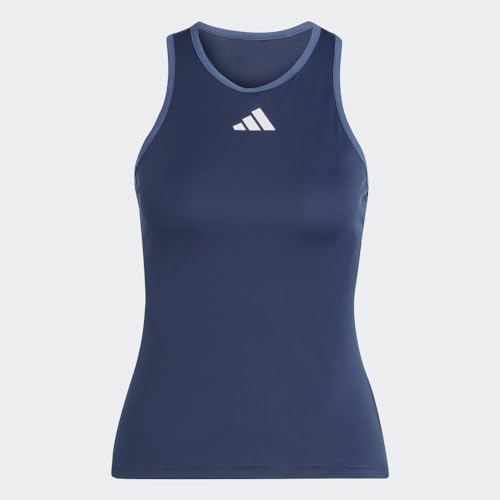 adidas Women's Club Tennis Tank, Collegiate Navy, Small