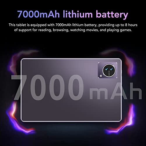 Acogedor Cellular Tablet 10.1 Inch, Android 11.0 Tablets, with Octa Core CPU, 2.4G 5G Dual Band WiFi, Dual Card Dual Standby, 8GB RAM 128GB ROM, Bluetooth 5.0 and GPS ()