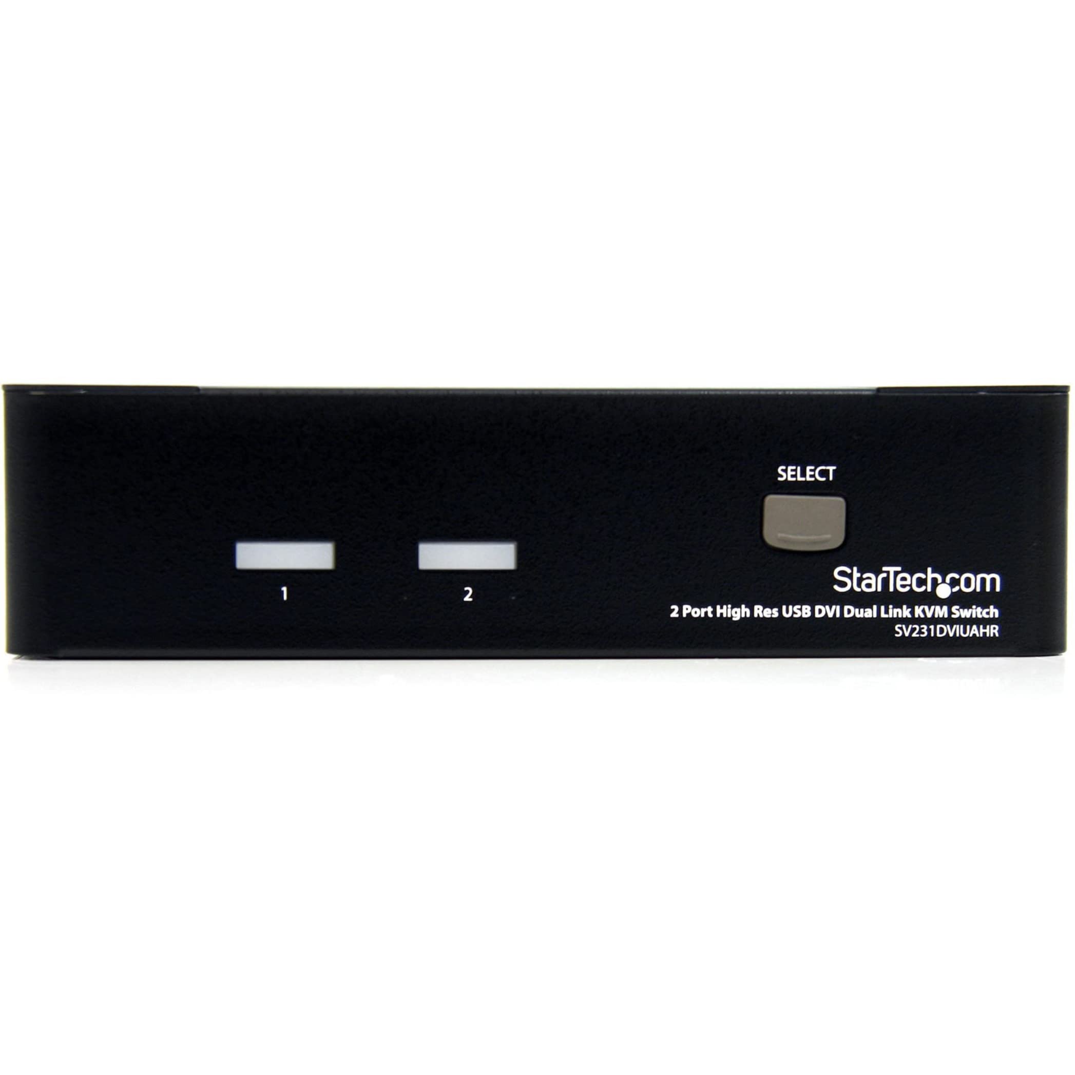 StarTech.com 2 Port DVI KVM Switch - USB DVI Dual Link - Hot-key & Audio Support - 2560x1600 @ 60Hz KVM Switch - KVM Video Switch (SV231DVIUAHR)